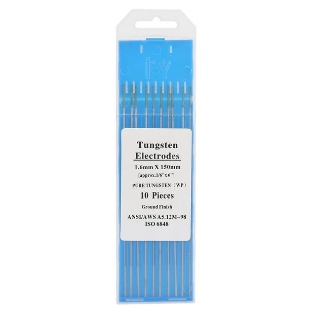 Oubit Green Tip Pure Tungsten Electrode,10Pcs Pure Tungsten Electrodes ...