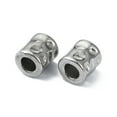 50 pc 304 Stainless Steel Beads Column Stainless Steel Color 6.5x6mm ...