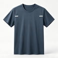 BSDJILFG Summer T-Shirts for Men Quick Drying Gym Workout Top Casual ...