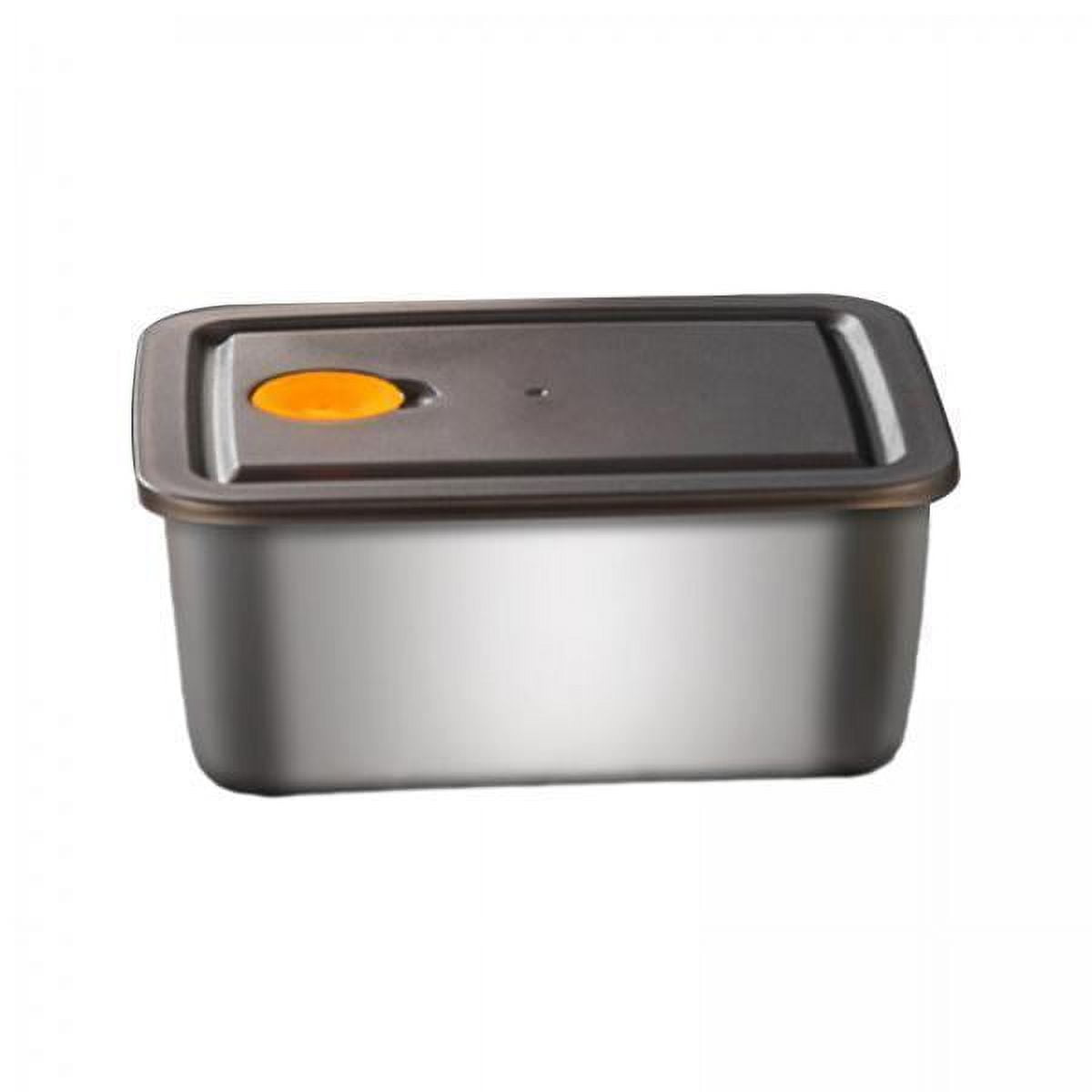 5 Recipientes de Comida de Acero Inoxidable con Tapas, Organización de ...