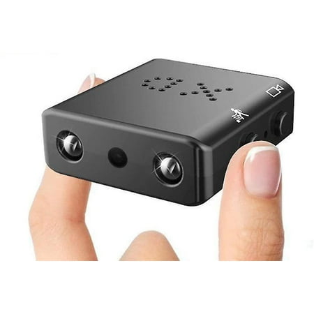 HD motion detection video recording with mini camera night vision(Black ...