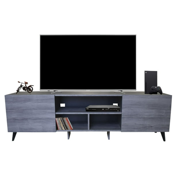 Mueble para TV Hogare 80' Gris Storm Minimalista Europa | Walmart en línea