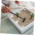6pcs Mini Zen Garden Kit Black Rake Meditation Sand Zen Garden Tools ...