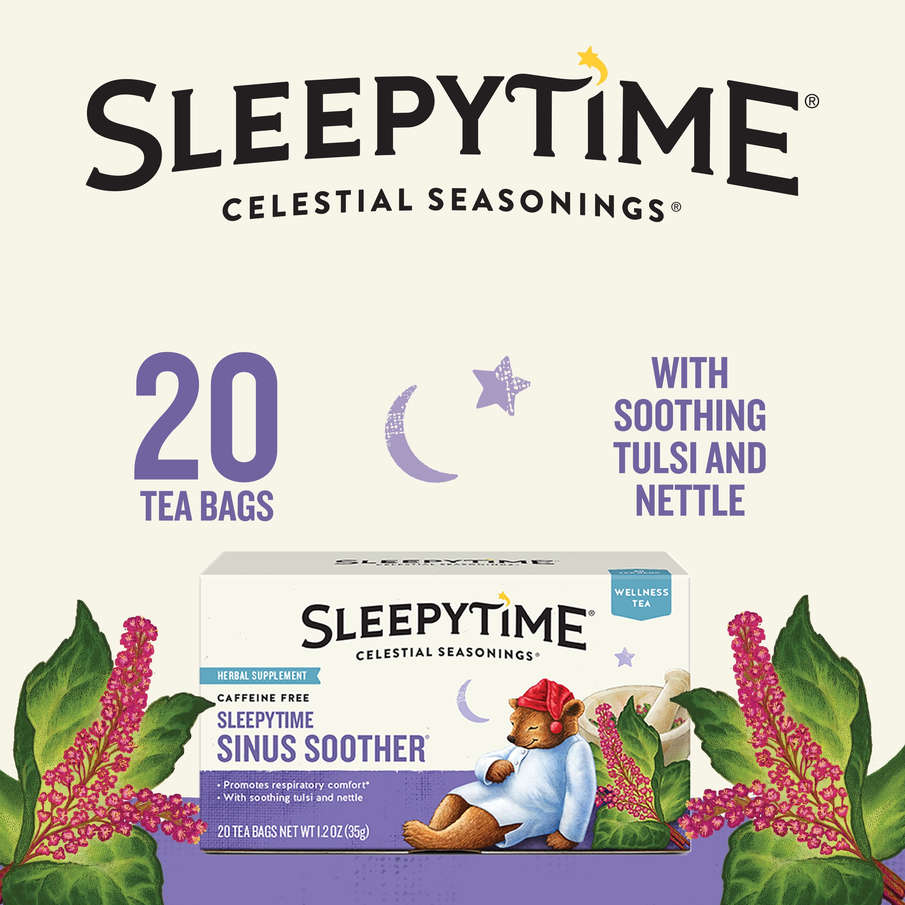 Celestial Seasonings Sleepytime Wellness Sinus Soother Herbal Tea Bags, 20 Count Best Deals and ...