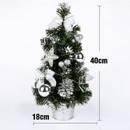 11" Battery Operated Neon Style LED Green Christmas Tree Table Light ...