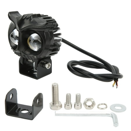 Motorcycle Headlight, LED Spotlight High Brightness Yellow White Low ...