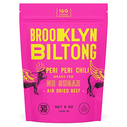 Brooklyn Biltong - Air Dried Grass Fed Beef Snack, South African Beef Jerky - Whole30 Approved ...