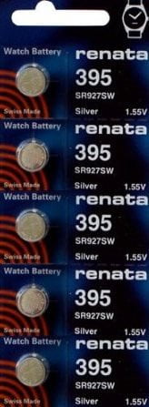 395 Watch battery - Strip of 5 Batteries - Walmart.com