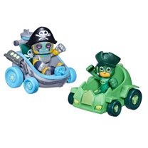 PJ Masks Romeo Bot Builder Playset with Car, Figures, Lights and Sounds ...