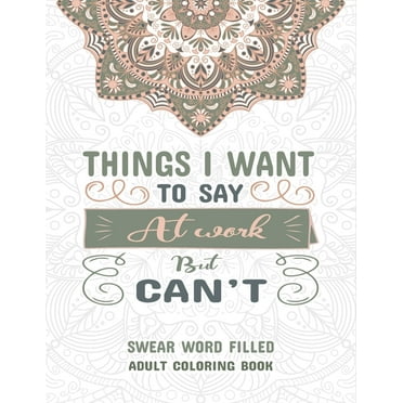 Clean Cuss Words Adult Coloring Book 28 Fun Images to Freshen Up Your ...