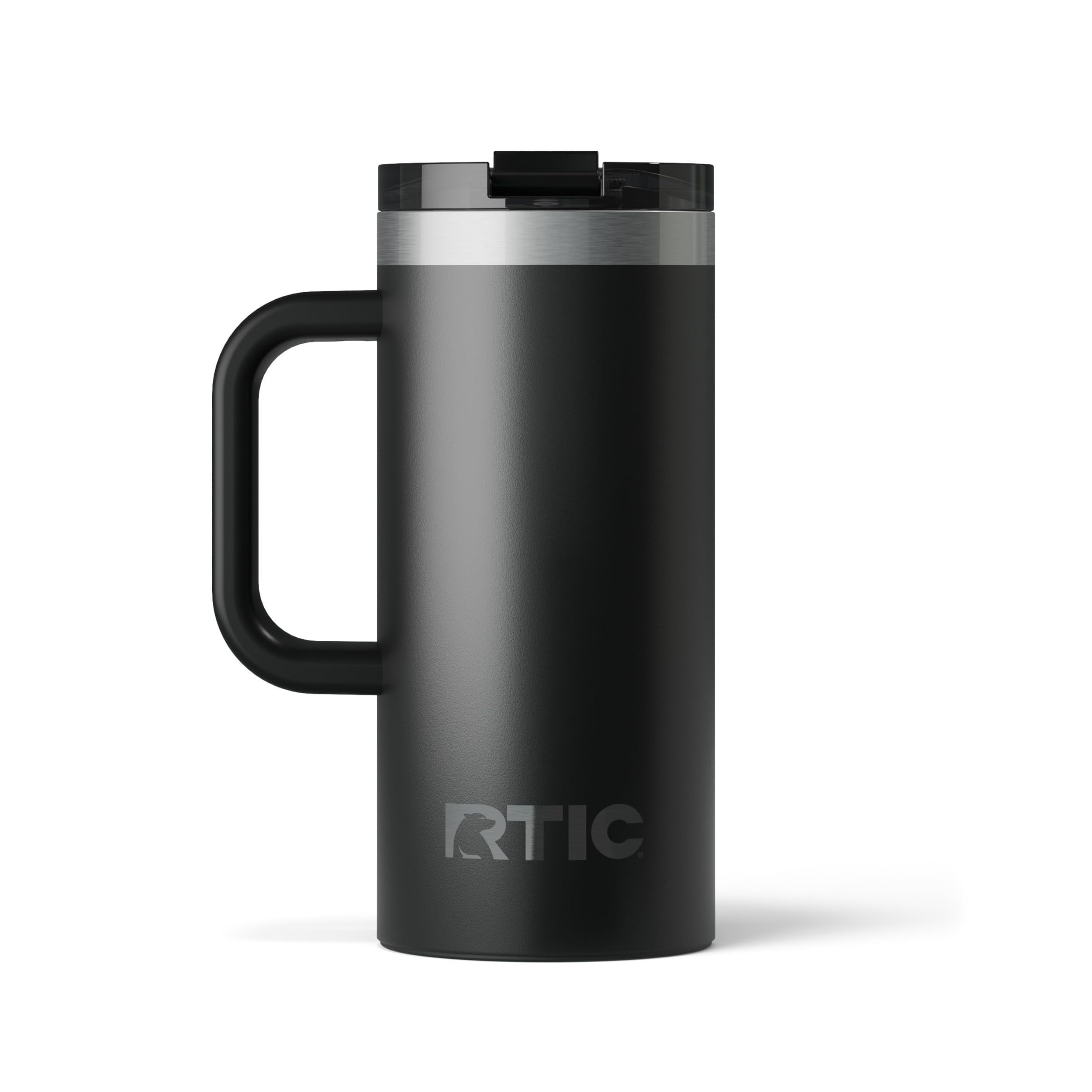 RTIC 16oz Road Trip Travel Mug with Lid and Handle, Insulated ...
