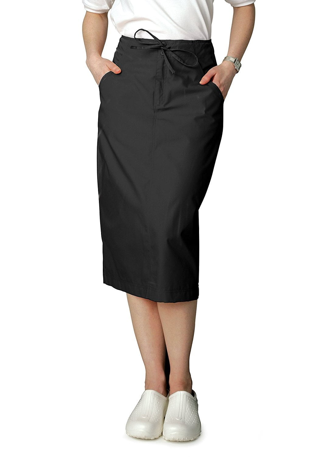 Adar Universal Mid-Calf Length Drawstring Scrub Skirt Available is 17 ...