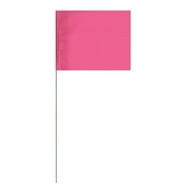 Marking / Survey Flags, 4" X 5" W/21" Wire, Several Colors, Blue - 100 ...