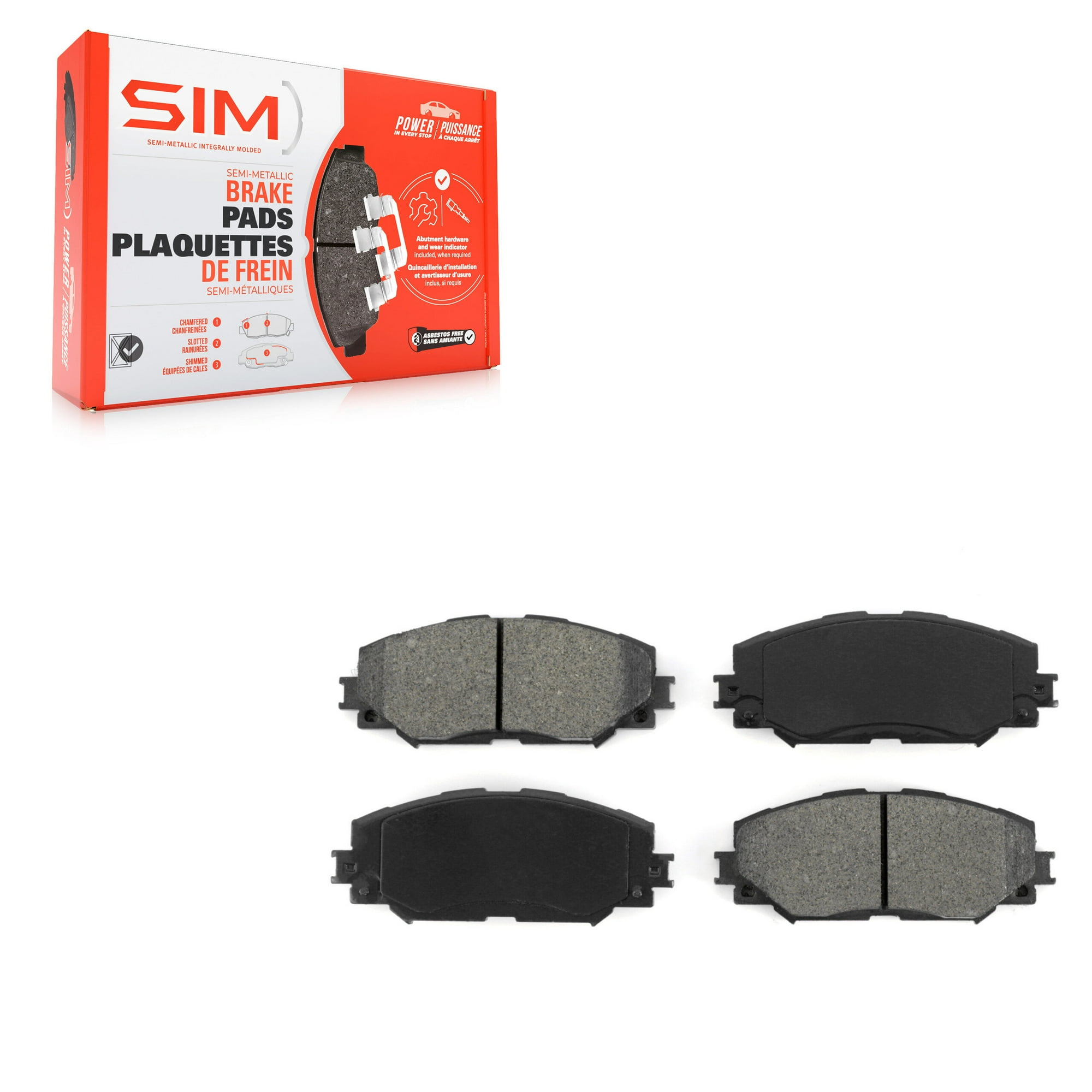 Click here for Sim Front Semi-Metallic Disc Brake Pads Sim-1210 F... prices
