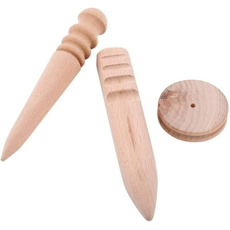 Leather Polishing Tool, Multi-size Leather Edge Burnisher 3 Type ...