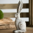 CC Home Furnishings 10" Beige Rustic Rabbit Statue - Walmart.com
