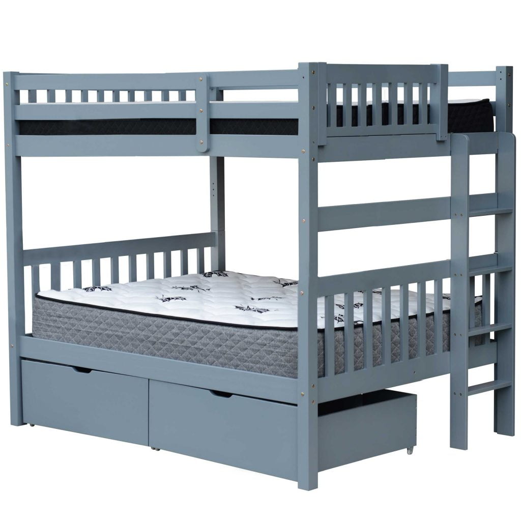 Click here for Scanica Bern Full Over Full End Ladder Bunk Bed Gr... prices