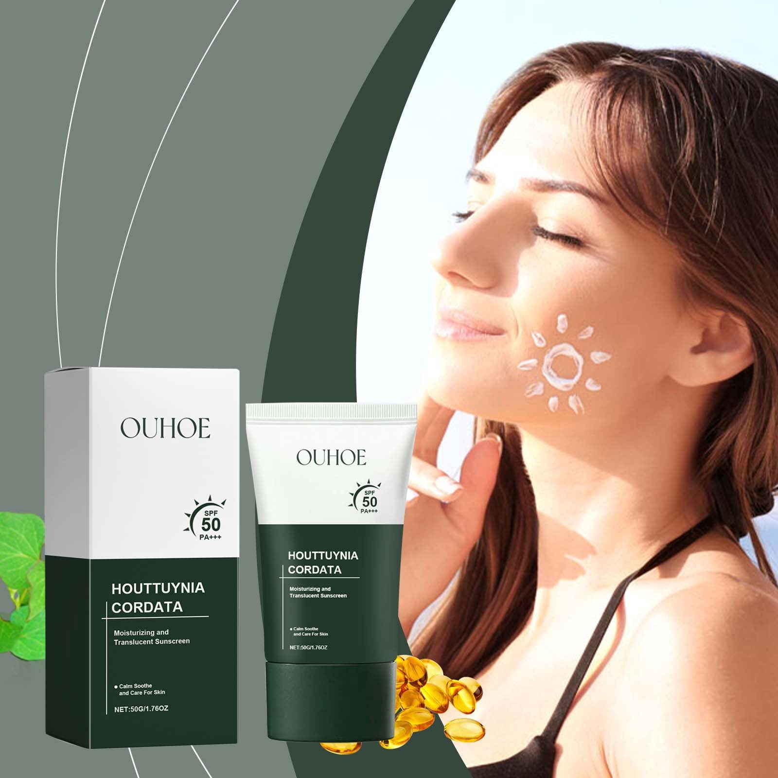 Protector Solar XWSHYW Aísla Los Rayos Suda E Hidrata Hombres y Mujeres ...