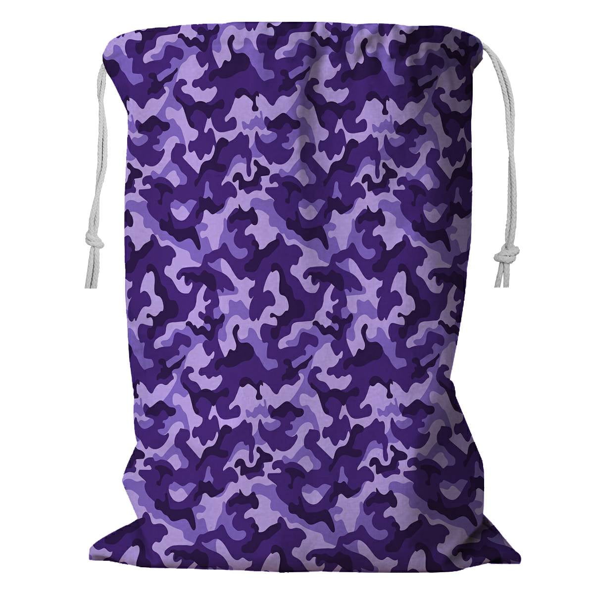 ECZJNT Purple camouflage texture Storage Basket Laundry Bag with ...