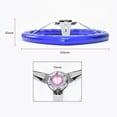 JDM Universal Blue Heart Steering Wheel Chrome Spoke Deep Dish Racing ...