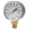 Riousery 0-100 PSI / 0-7 Bar Pressure Gauge Manometer Water Air Oil ...