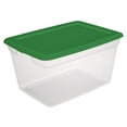 Sterilite 58 Qt. Storage Box Plastic, Christmas Assorted - Walmart.com
