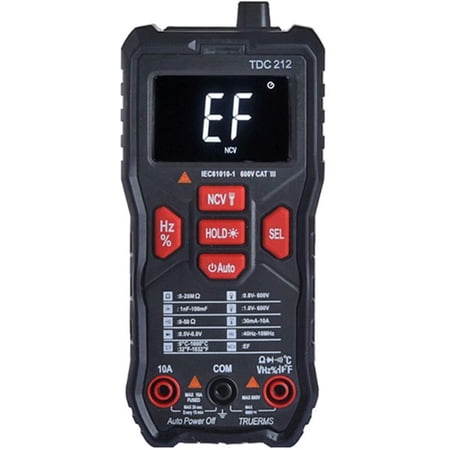 Digital Multimeter TRMS 5999 Counts Auto Range Voltmeter Ammeter ...