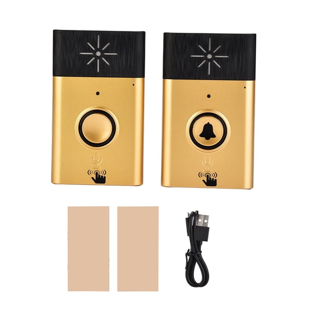 Portable Wireless Voice Intercom Doorbell Mobile Indoor/Outdoor Chime ...
