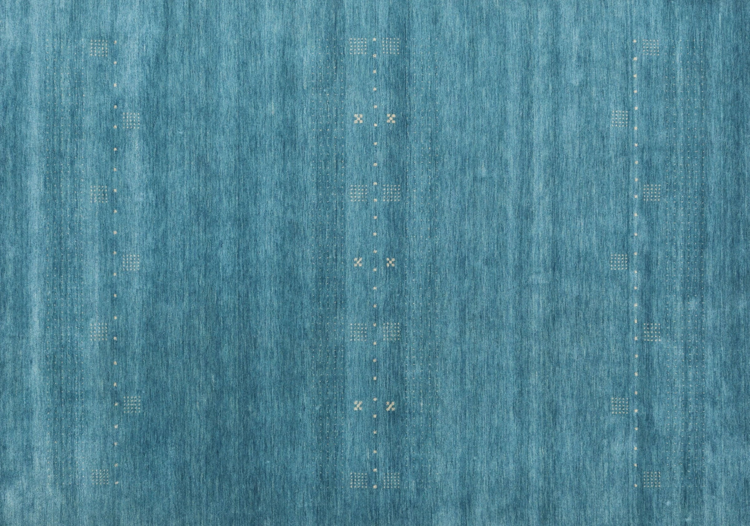 Ahgly Company Indoor Rectangle Contemporary Blue Ivy Blue Abstract Area ...