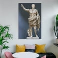 Augustus Statue Poster Posters Wall Art Painting Canvas Gift Living ...