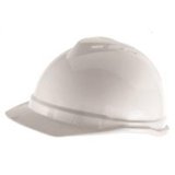 Safety Works 3406493 V- Gard Hat Cap Style Vented Helmet, Hard White ...