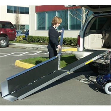 Silver Spring Aluminum Multi-Fold Wheelchair Ramp - 12' Long - Walmart.com