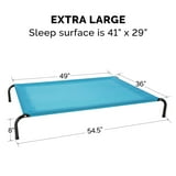 FurHaven Pet Products Elevated Cot Pet Bed - Capri Blue, Extra Large ...