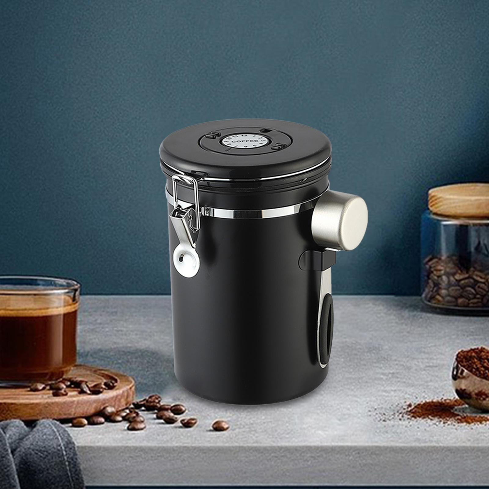 Multipurpose Coffee Bean Container Stainless Steel Vacuum Storage and ...