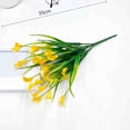 ChicYu 3 Pack Artificial Flowers Single Bouquet Plastic Fake Flowers ...