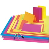 UCreate, PAC54091, Neon Poster Board, 25 / Carton, Neon Yellow ...