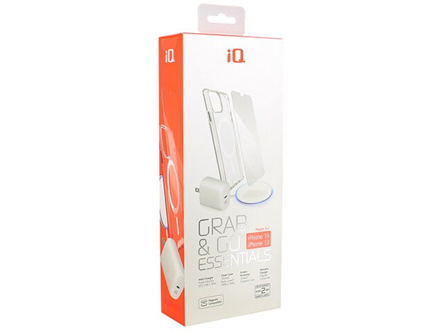 iQ Grab & Go Essential Kit for iPhone 14 Pro | Premium Accessory Bundle ...