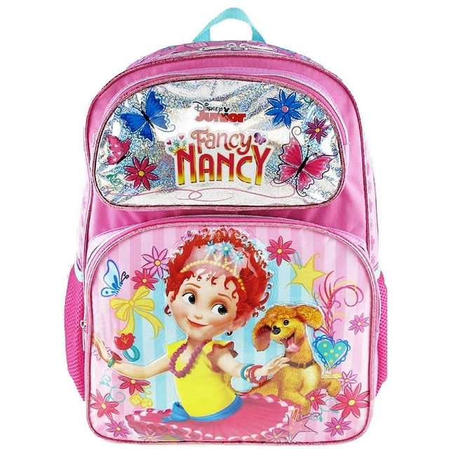 Fancy Nancy 16 Inch Deluxe Embossed School Backpack with Accessories ...
