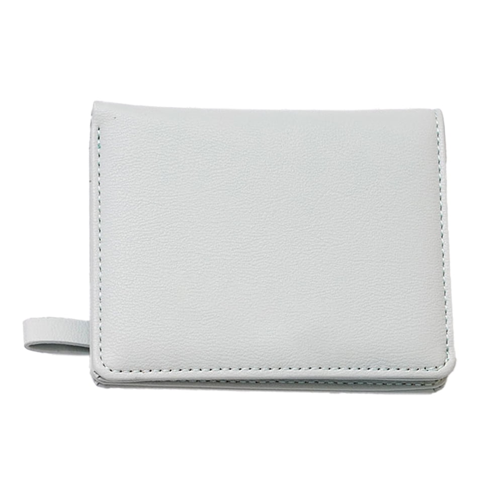 Ladies purse small double fold leather pocket purse Ladies mini short ...