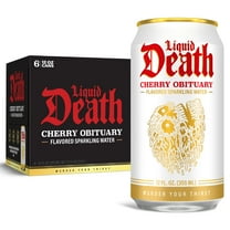 Liquid Death, Doctor Death, Soda-Flavored Sparkling Water, 6-Pack (12oz ...