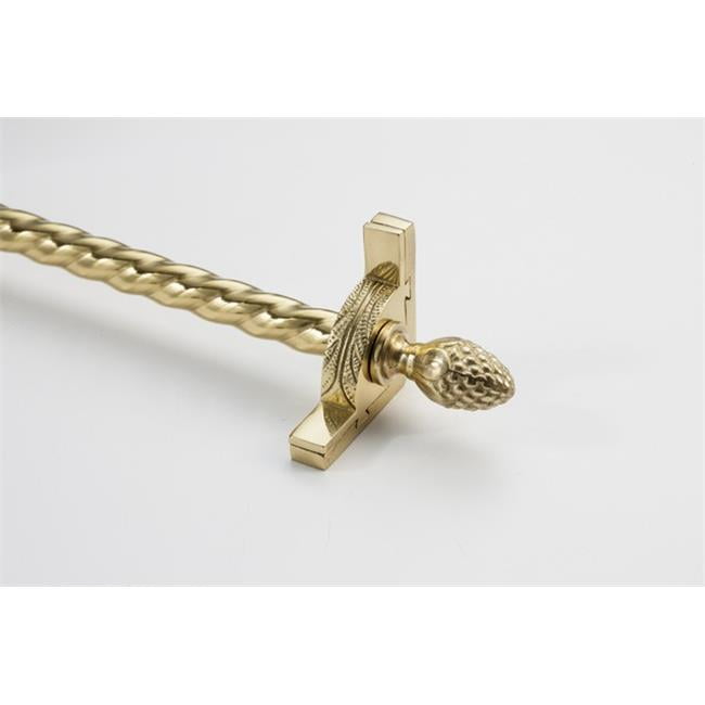 Zoroufy 01541-03596 72 in. Dynasty Roped Tubular Stair Rod Set with ...