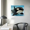 ARISTURING BEAUTIFUL ORCA GLOSSY POSTER PICTURE PHOTO Killer Whale Cute ...