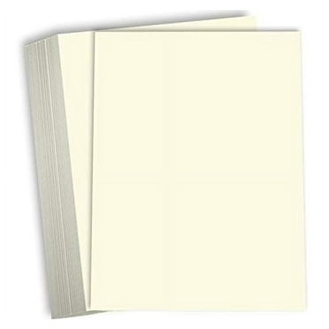Hamilco White Resume Linen Textured Cardstock Paper 8 1/2 x 11" Blank ...