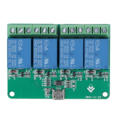 PC Intelligent Control Switch,4 Channel Relay Module Channel Relay ...