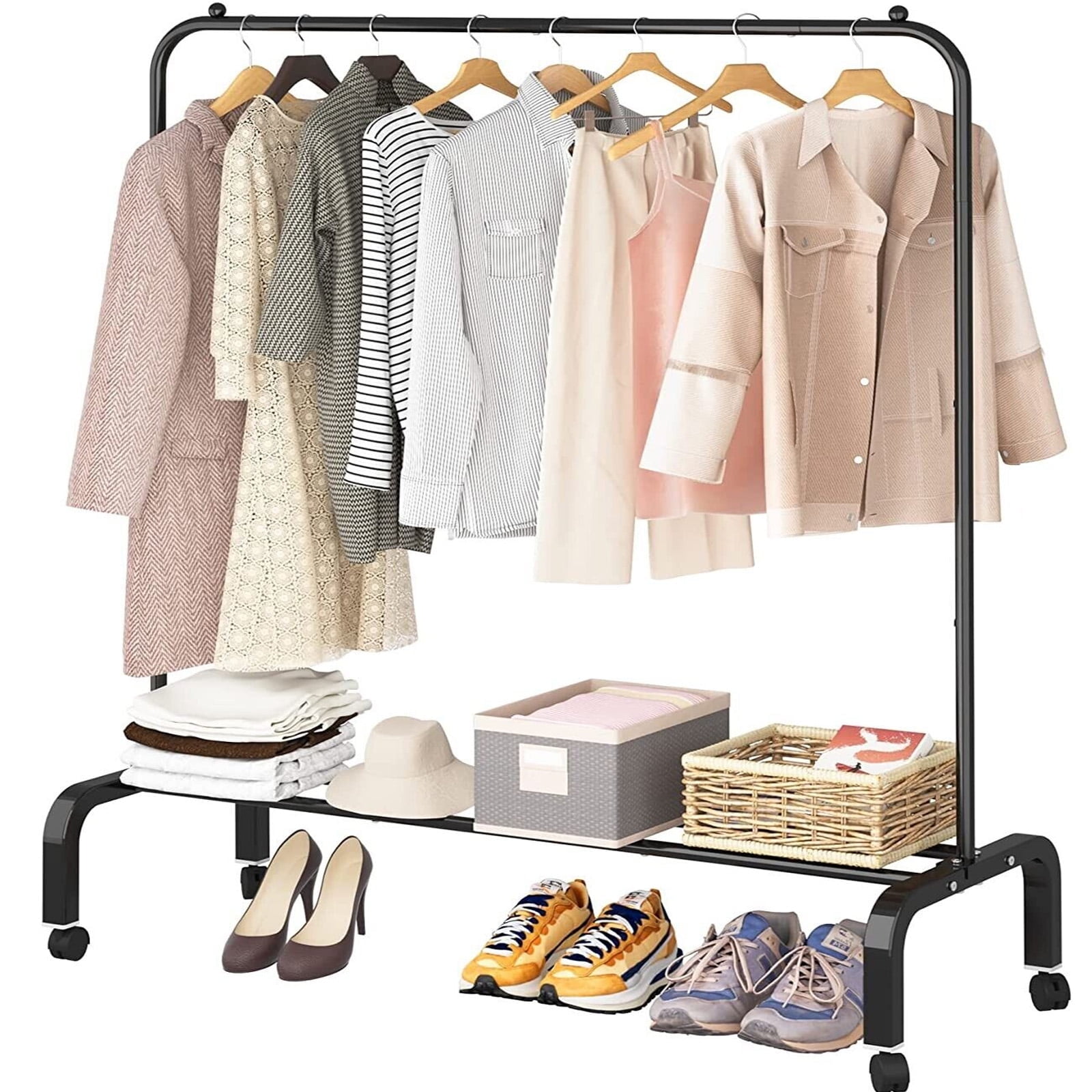 Click here for Susuzi 51 Single Rod Clothes Rack  Heavy-Duty Garm... prices