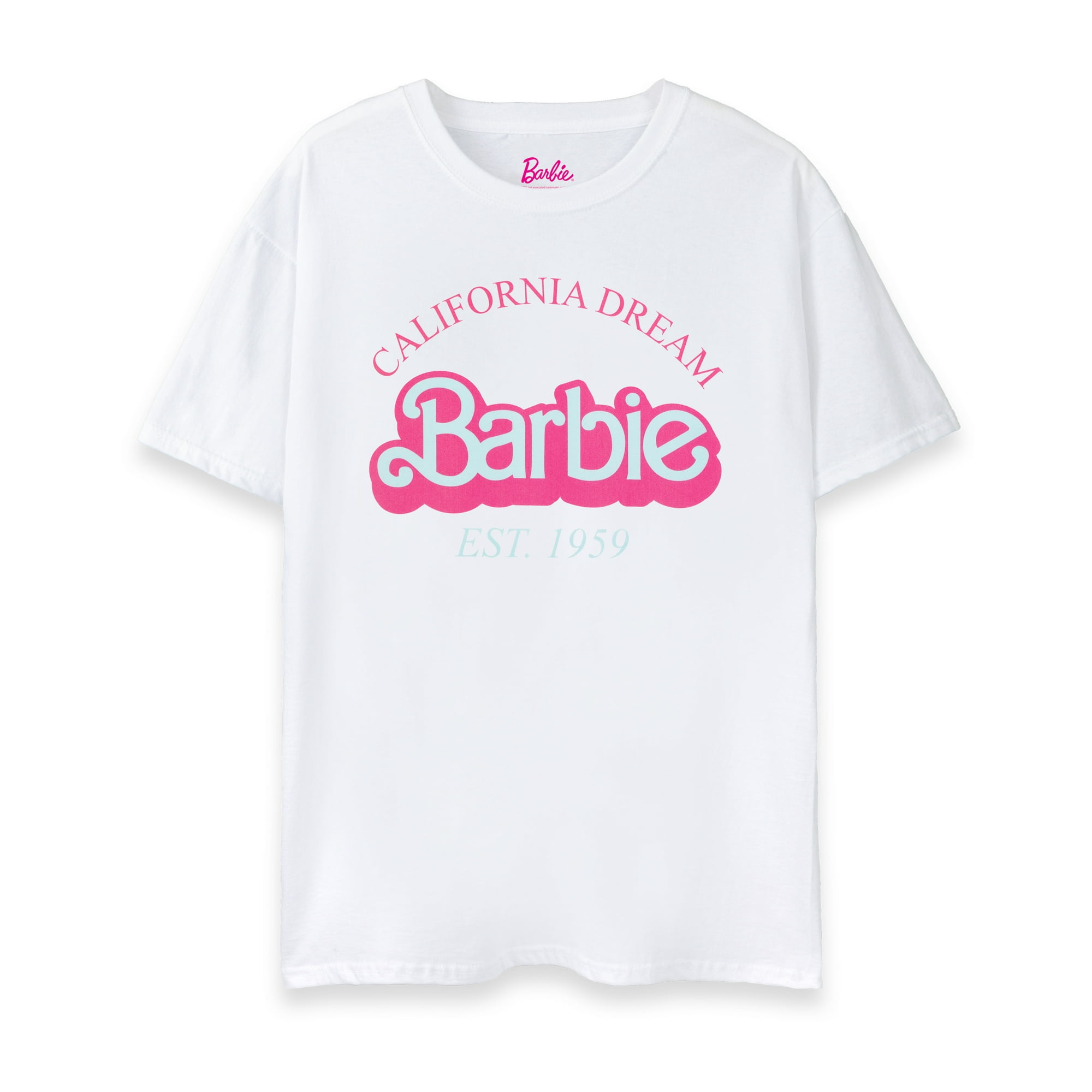 Click here for Barbie Womens White Short Sleeved T-Shirt prices