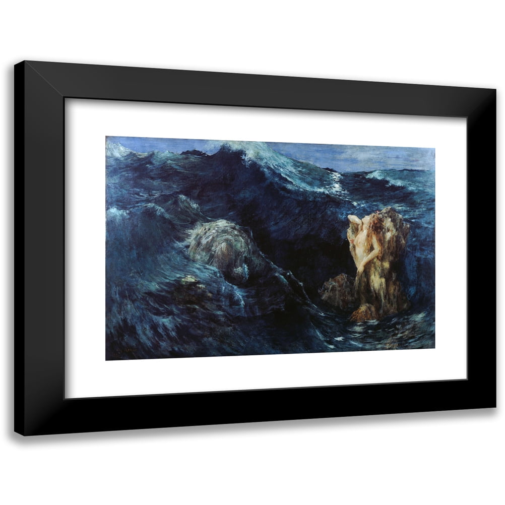 Ary Ernest Renan 18x14 Black Modern Framed Museum Art Print Titled ...