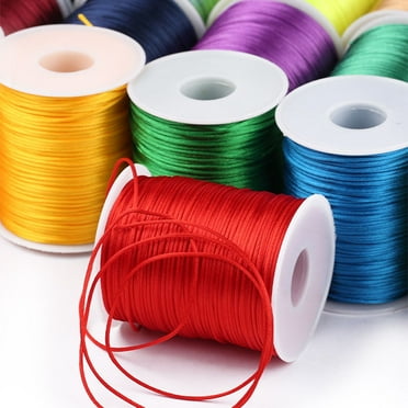 2mm x 100 yards Rattail Satin Nylon Trim Cord Chinese Knot - Walmart.com