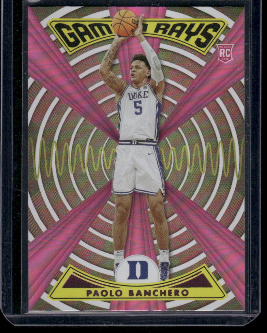 2022 Panini Chronicles Draft Picks Gamma Rays Paolo Banchero #ZG-PAO ...