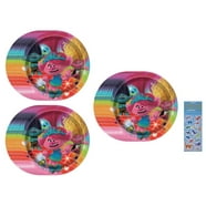 Trolls 'World Tour' Large Paper Plates (8ct) - Walmart.com